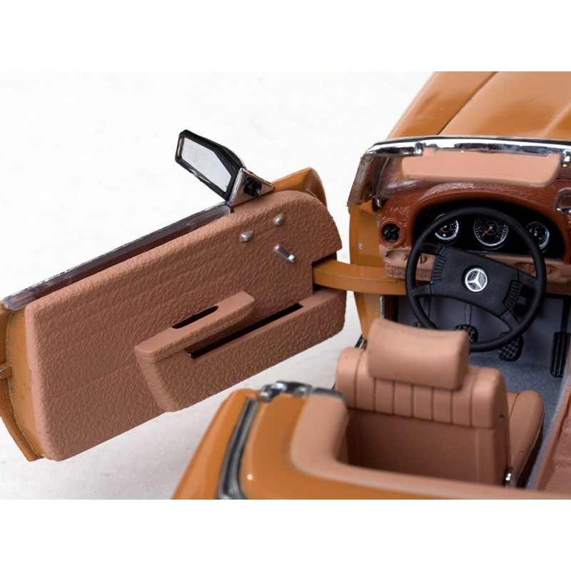 Mercedes 350 SL 1977 Orange Sunstar SS4602 - Miniatures Minichamps