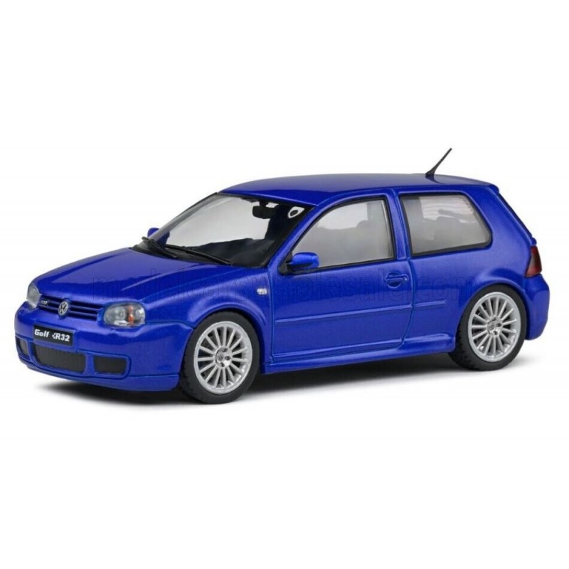 Volkswagen Golf IV R32 2003 Blue Solido S4313601 - Miniatures Autos Motos