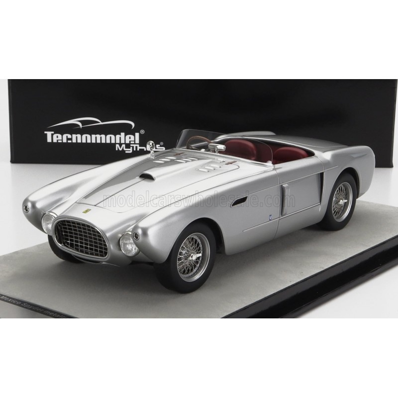 Ferrari 340 Mexico Spider 1953 Silver Tecnomodel TM18-212D - Miniatures ...