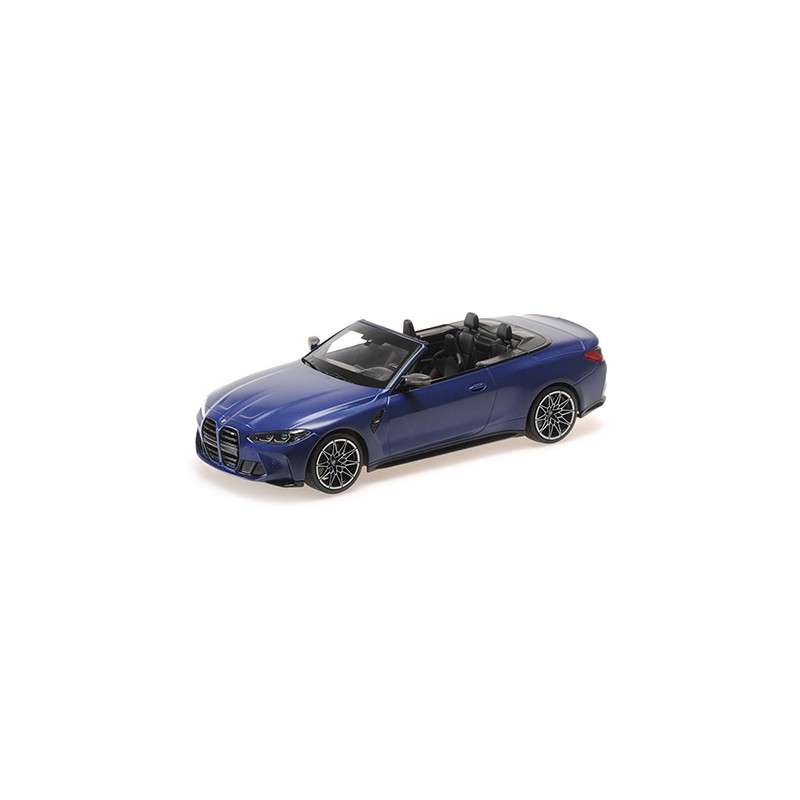 BMW M4 Cabriolet 2020 Matt Blue Metallic Minichamps 155021030 ...