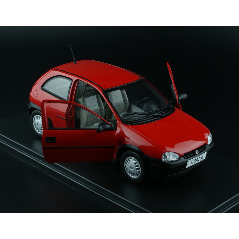 Opel Corsa B 1993 Red Whitebox WB124191 - Miniatures Autos Motos