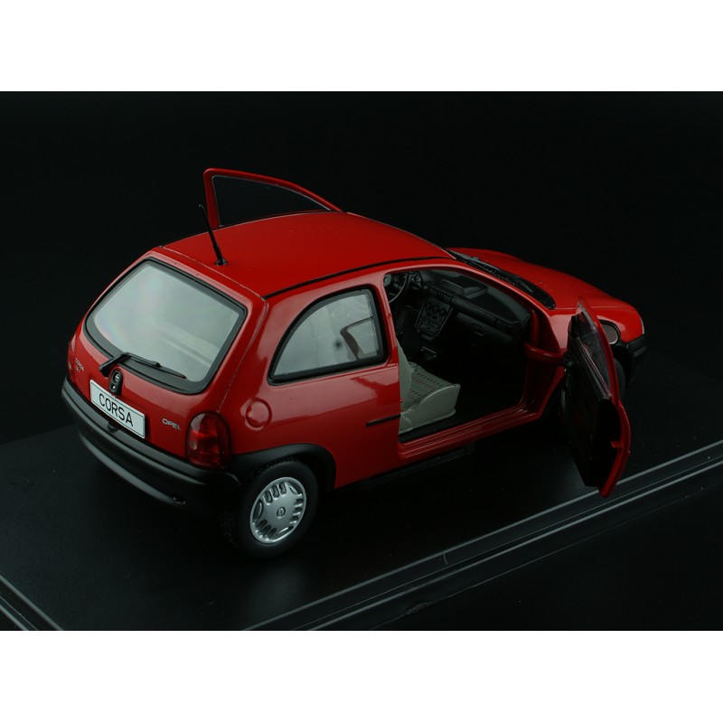 Opel Corsa B 1993 Red Whitebox WB124191 - Miniatures Autos Motos