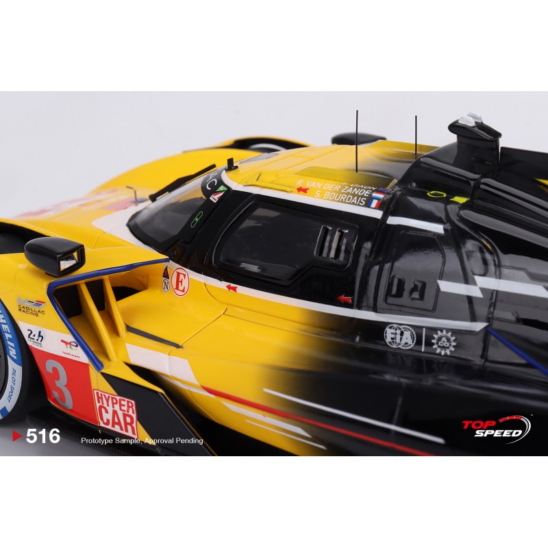 Cadillac V-Series.R 3 4ème 24 Heures du Mans 2023 Truescale TS0516 - Miniatures Autos Motos